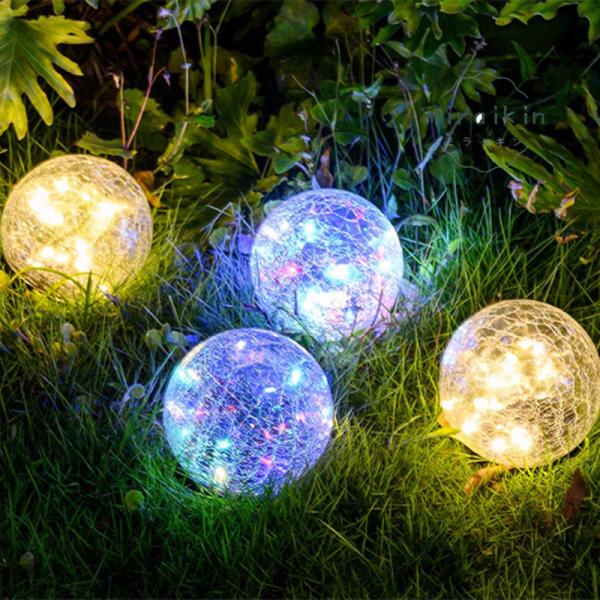 ソーラーガーデンライト DOME ガーデンライト LED 夜間センサー センサーライト 防水 丸形 電球色 埋め込み 置き型式 おしゃれ 照明 インテリアDOME LEDライト ドーム型 ガーデンライト 太陽光 おしゃれ ソーラーライト 防...