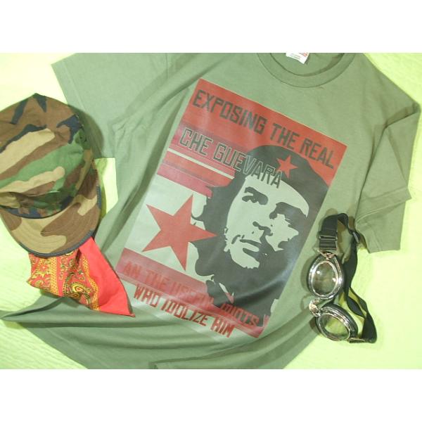 【使える大バカ者ゲバラ★野戦型】Exposing Real Guevara （ゲバラの素顔を暴く？）…で、その心は…Useful（使える）ＩＤＩＯＴＳ（大バカ者）★密林で戦闘中のゲバラなら大笑いでチェ（君）その通りッて言うのかもネ【素材：コ...