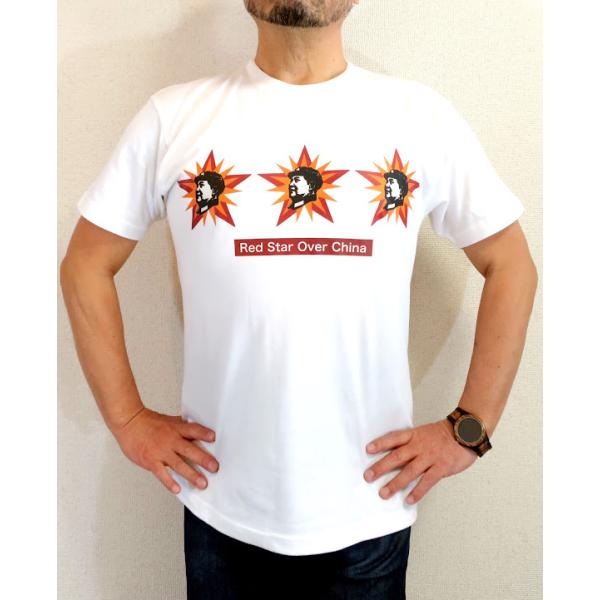 【三連ＭＡＯ★赤い彗星が復活―ッ】Red Star Over China 中国の赤い彗星が輝きを増し大型化！キッチュでポップ、そして不思議に懐かしい★引き続き進め！喪われた未来へ■サイズ　S：着丈６２×身幅４７、M：６６×５０、L：７０×５...