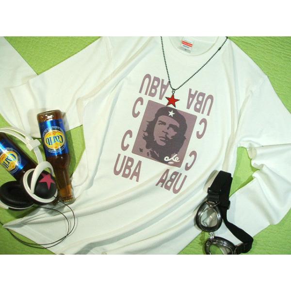 【Dance♪Dance♪ＣＵＢＡ長袖ッ！】スカッと爽やか★すっきりシンプルなんだけど、ラテンの情熱ノリノリを感じますなぁぁ〜。セルベッサ片手のダンスフロアに最適ッ？！■サイズ　S：着丈６２×身幅４８、M：６８×５１、L：７３×５５、XL：...