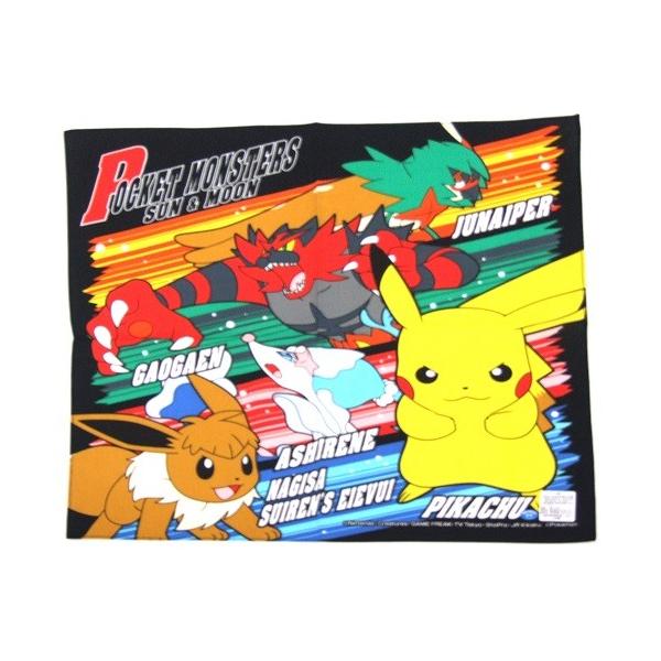 ピカチュウ　ランチクロス　（送料込み）サイズ：(約）４３x４３cm素　材：綿１００％生産国：日本製販売元：（株）タカラトミー＊表示カラーはお使いのPCやモニターの環境により、実際の商品の色と若干異なって見える事があります、ご了承ください。