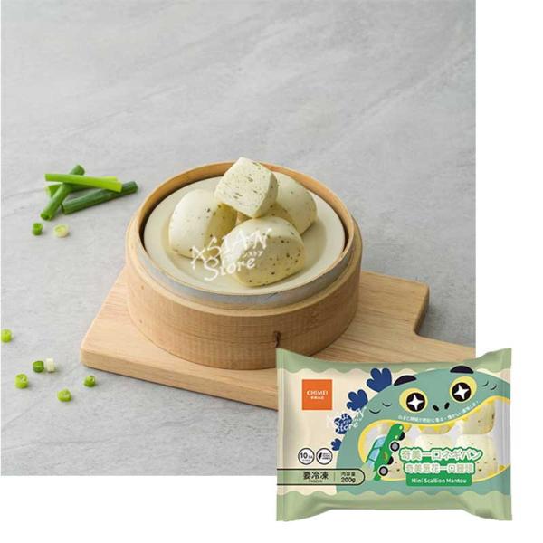 【商品名】CHEIMEI 台湾一口ネギパン／奇美 葱花一口饅頭【原材料】小麦粉、砂糖、パーム油、酵母、ミルクパウダー、青ネギ、コーンスターチ、黒胡椒/乳化剤（一部に小麦・乳成分・大豆を含む）【内容量】200g【原産地】台湾【賞味期限】商品画...