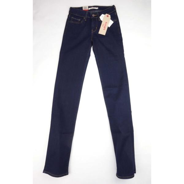 Levi's 714ストレートジーンズです。セール品ですので、在庫なくなり次第、終了させて頂きます。新品／未使用／(保管ジワ、紙タグに初期ダメージあります。ご了承ください。)サイズ：W24 L34平置き実寸です。腰幅：約30cm股上：約20...