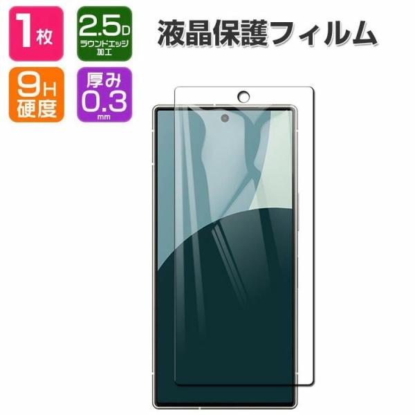 シャープ アクオス SHARP AQUOS R9 pro SH-54E 液晶保護フィルム フィルム 硬度9H 強化ガラス 液晶保護シート HD Tempered Film ガラスフィルム LCDスクリーン