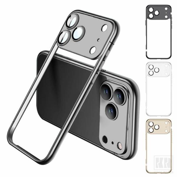 iPhone17 ケース アルミ カメラ保護 + コーナーバンパー 17 Air/17 Pro/17 Pro Max 角 保護 レンズカバー レンズ保護カバー 耐衝撃 メタル 金属 かっこいい Appl