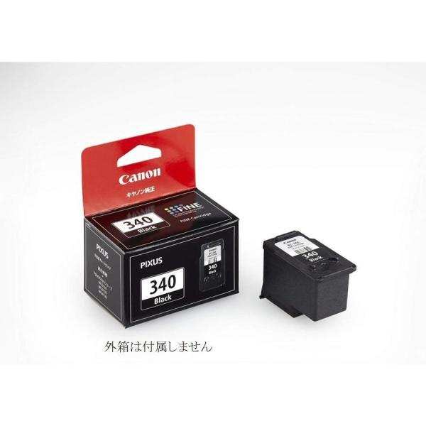Canon（キヤノン製）純正インクカートリッジ型番　BC-340（黒 ブラック）×1本<対応機種>　PIXUS TS5130STS5130MG4130MG3130MG2130MG4230MG3230MG3530MG3630MX5...