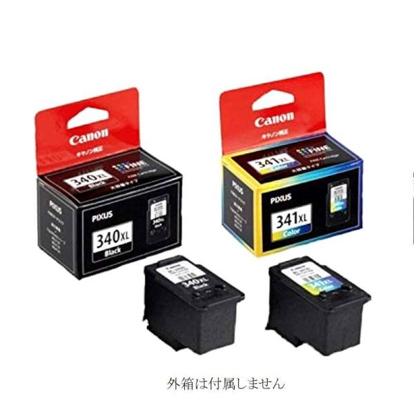 <メーカー> Canon（キヤノン製）純正インクカートリッジ<数量>合計2個BC-340XL（増量版ブラック）×1本BC-341XL（増量版カラー）×1本<対応機種>PIXUS TS5130STS5130...