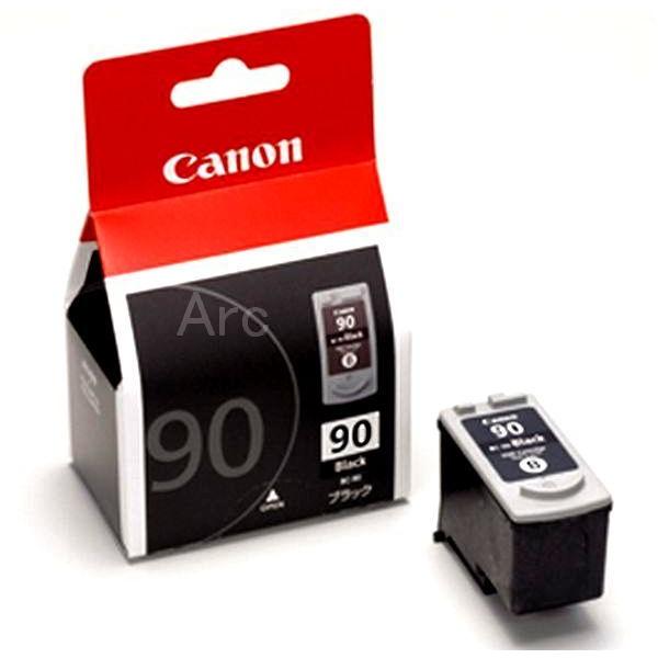 Canon（キヤノン製）純正インクカートリッジ型番　　BC-90（黒 大容量）　1個<対応機種>PIXUS MP470MP460MP450MP170iP2600iP2500iP2200iP1700箱なしアウトレット外箱がないだけ...