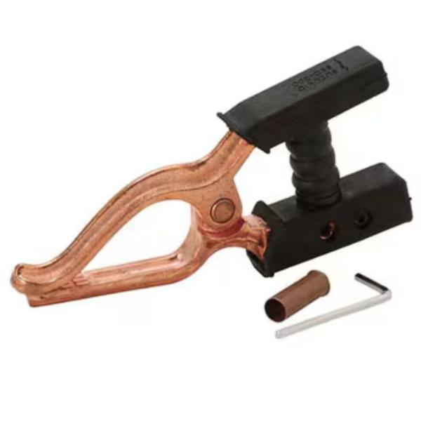 【用途】溶接用 アースクリップです。握り部には黒いカバーが付いていますので安心です。【機能・特徴】電気溶接機用アースクリップ。【付属品】六角レンチ、ネジ、銅管WCT22〜38スケに使用できます。■製品状態：新品強度、耐磨耗、耐熱に優れていま...