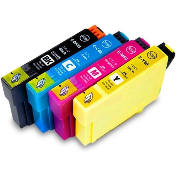 ■エプソン IC4CL69 互換インクカートリッジ 選べる単品■IC4CL69対応 　・ICBK69L　ブラック増量版・ICC69　シアン・ICM69　マゼンタ・ICY69　イエロー■対応機種一覧PX-M5040F PX-M5041F PX...