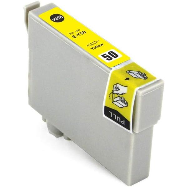 ■EPSON■互換インクカートリッジ■対応メーカー：EPSON（エプソン）■ICY50　黄　イエロー 　　　■対応プリンタ機種：EP-301EP-302EP-4004EP-702AEP-703AEP-704AEP-705AEP-774AEP...