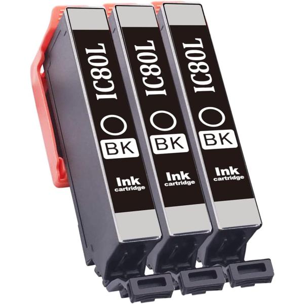 ■エプソン互換インク■ICBK80L■ICチップ付き■残量表示OK★残量表示対応なので初心者でも安心!!★純正インクと併用して使用することができます!!■製品ジャンル： エプソン対応　互換インクカードリッジ■対応純正品名：ICBK80L（黒...