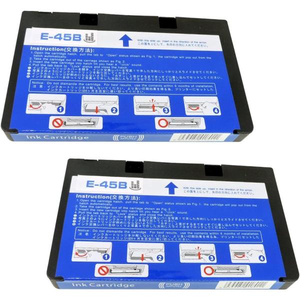 対応インク型番ICCL45B(カラー4色一体型)×2個セットインクカートリッジ（大容量）仕様：４色一体（大容量）タイプ対応機種E-300 E-300L E-330 E-330SG E-330SP E-330SW E-340P E-340S ...