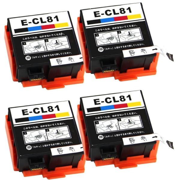 対応メーカー　エプソン対応型番　ICCL81ICCL81 (4色一体型)×4対応プリンターPF-70 / PF-71 / PF-81■製品状態：新品未開封入荷時期により、ラベルのデザインが写真画像と若干異なる場合がございます。