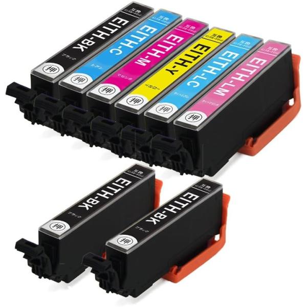 ■EPSON■ITH-6CL互換インク6色+黒2個■イチョウ■8色組■EPSON互換インク★残量表示対応なので初心者でも安心!!★純正品と同じように使用することができます!!■製品ジャンル： EPSON　エプソン　純正互換インクカードリッジ...