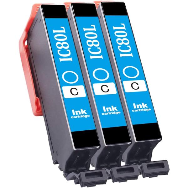 ■エプソン互換インク■ICC80L■ICチップ付き■残量表示OK★残量表示対応なので初心者でも安心!!★純正インクと併用して使用することができます!!■製品ジャンル： エプソン対応　互換インクカードリッジ■対応純正品名：ICC80L（シアン...