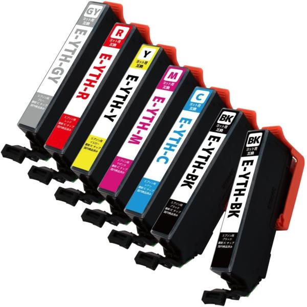 ■EPSON■YTH-6CL互換インク■ヨット■6色+黒1個■EPSON互換インク■★残量表示対応なので初心者でも安心!!★純正品と同じように使用することができます!!■製品ジャンル： EPSON　エプソン　互換インクカードリッジ■対応品番...