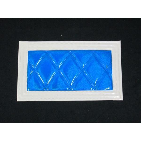 【お取り寄せ商品】オシャレは足元から！細かいラメが入っているので光にキラキラと反射します！！【サイズ】横約430ｍｍ×縦約250ｍｍ×厚み約9ｍｍ・ステッチ：均等なＷステッチ縫製！幅約40mm・表面：抜群の光沢とラメラメ感！・裏面：黒のテン...