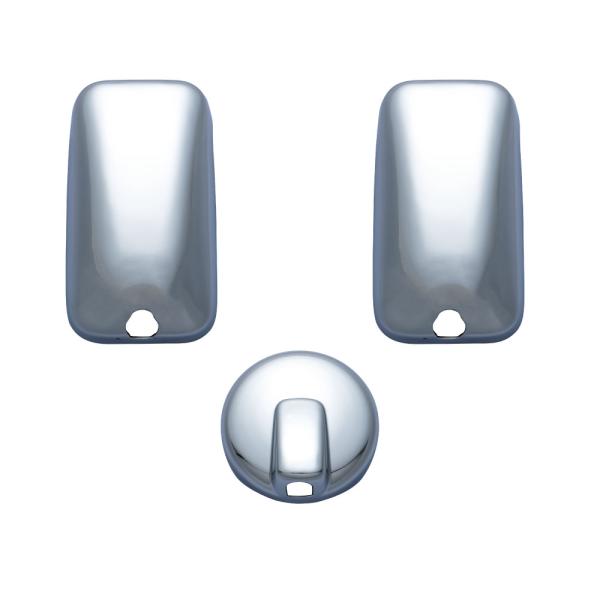 お取り寄せ商品純正ミラーに被せるだけで派手過ぎないけど、印象がかなり変わりますメッキパーツが綺麗だと光を反射してくれますので車を綺麗に保ちたくなりますし、何よりノーマル車と違う事で嬉しくなる方が多くいらしゃいますまた、自然な形でノーマルミラ...