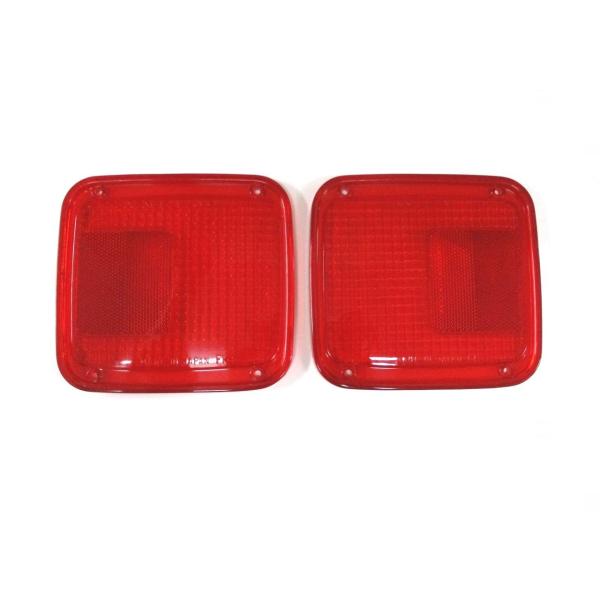 FK(KOITO製)テールレンズ【カラー】　レッド（赤）【ネジピッチ】（ネジ穴間のサイズ）　横106ｍｍ×縦122ｍｍ※必ず計測してください【レンズカット】　正方形　リクレクター（反射板）付き【数量】　2枚セット※複数必要な場合　ヤフオクは...