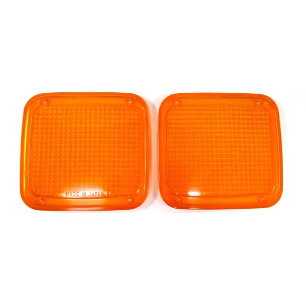 FK(KOITO製)テールレンズ【カラー】　アンバー（橙）【ネジピッチ】（ネジ穴間のサイズ）　横106ｍｍ×縦122ｍｍ※必ず計測してください【レンズカット】　正方形【数量】　2枚セット※複数必要な場合　ヤフオクはシステム上複数落札が出来な...