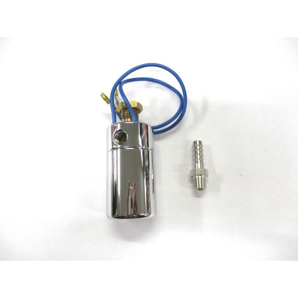 電力消費を抑えた低電流設計　2A！空気圧は8.0kg以下でご使用ください。正常に作動しない場合があります。エアー供給はホーンメイト・充填式エアータンクから行って下さい。【カラー】　クロームメッキ【仕様】　24V用【注意事項】・当商品はキタハ...