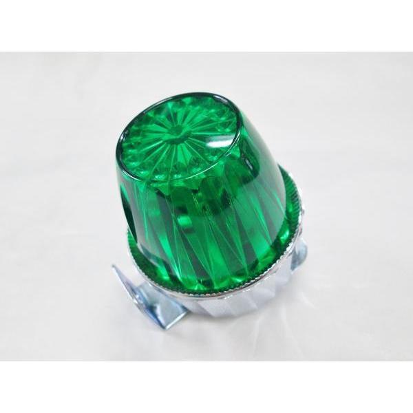 ★.*コスモス柄のレンズカットで　　温かみのある光を拡散します！*.★ミニサイズですので12Ｖ6Ｗ球を入れて軽トラックや軽自動車でご使用頂いてる方も多いです。【カラー】　エメラルドグリーン【サイズ】　最大直径約56mm×高さ約55mm　重量...