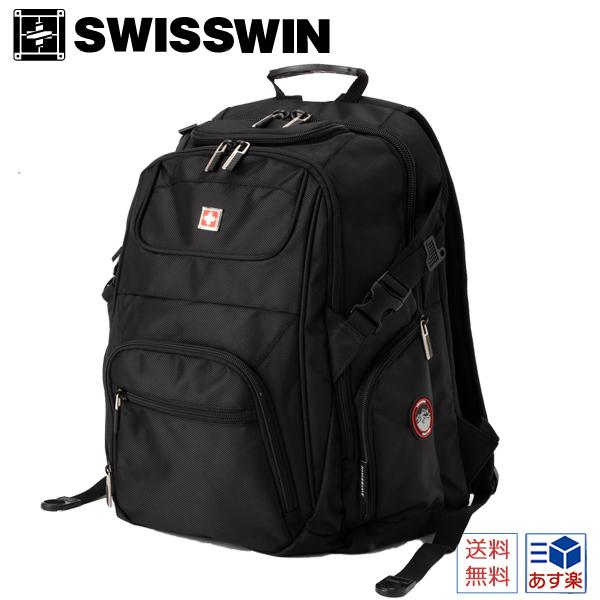 ブランド名 SWISSWIN生産国 中国素材 ■外側：1680Dバリスティック　ナイロン+ポリエステル ■内側：ポリエステルカラー ■ブラック サイズ 幅34cm*高さ44.5cm*奥行19.5cm重量 約1.1KG容量 38Lコメント ■...