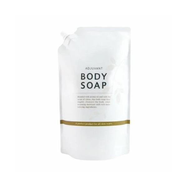 ■商品名:アジュバン　ボディソープ■内容量:1000ml■説明:アロマ香るボディソープアロマオイル配合・柑橘系の香りで満たされ、すっきり洗い上げながらも保湿成分で潤いをまとうボディソープです。