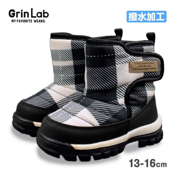 ||||▼　商品説明||GrinLab グリンラボ 柔らかソール はっ水加工 スノーブーツ 。||チェック柄のおしゃれな ウィンターブーツ です。撥水加工で雨や雪を弾きます。柔らかソールで小さなお子様も歩きやすい。サイドはマジックテープ留め...