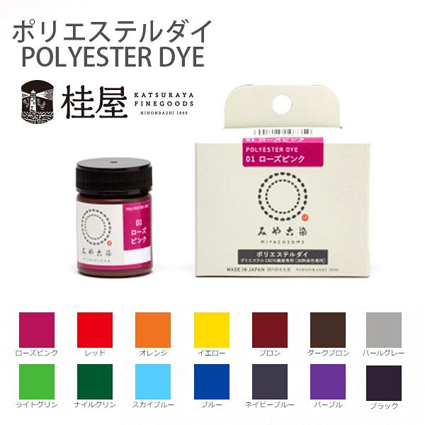 ポリエステル100%繊維専用のECO染料です。お湯約9〜9.5Lに対し、染料と濃色促進剤を入れ加熱染色するだけでポリエステル100%繊維の染色が楽しめます。(加熱ソーピング不要)1箱で、布約250g（ブラウス1〜2枚分）の染色ができます。染...