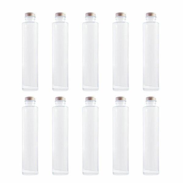 乾燥させた植物やプリザーブドフラワー等を瓶に入れてオイルに漬けて保存するお洒落な花の観賞方として人気の「ハーバリウム」を作るにピッタリなガラス瓶です。シンプルな円柱タイプ、高さもあるので植物や花のアレンジにもバリエーションが広がります。もち...