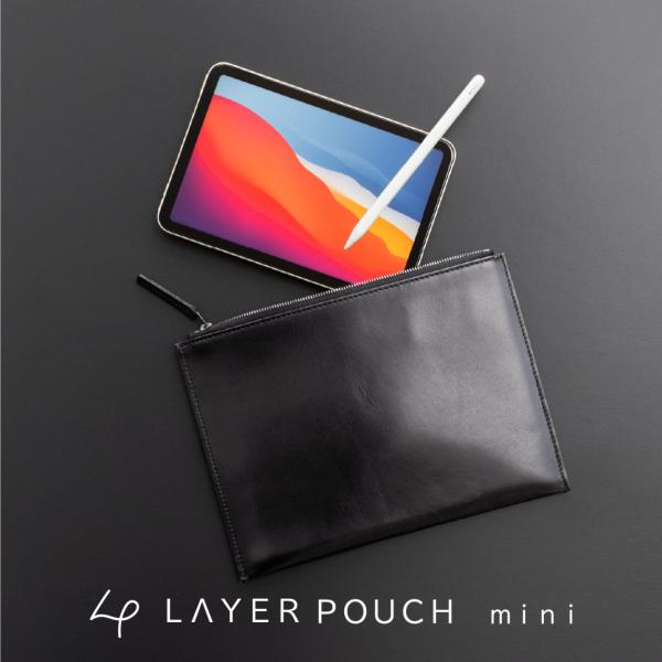 【発売日：2021年09月17日】Layer Pouch PRO mini　レイヤーポーチプロミニサイズ：約  W 255ｘH 195ｘD 14 ｍｍ重 量：約  160ｇ素材本体：本革(姫路レザー/オーバーキップ）内装：ナイロン100％フ...
