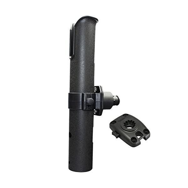 「商品情報」ホルダーの前後に切り込みがある樹脂性のロッドホルダーです。付属のBMベースを使えばツールボックスへロッドホルダーを取り付ける場合などに使用できます。あらゆるベースと互換性があるので、好みの場所へ取付可能です。「主な仕様」ホルダー...