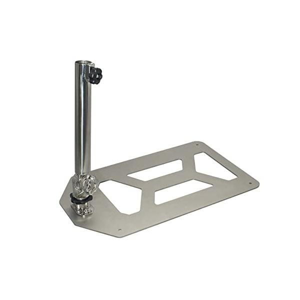 「商品情報」トレイの上にクーラーボックスを置くだけで設置完了! トレイ部分の上にクーラーボックスを置いて使用するパラソルスタンドです。面倒な取付作業などは一切不要。クーラーの重みでパラソルを固定します。トレイとパラソルスタンド部は脱着可能で...