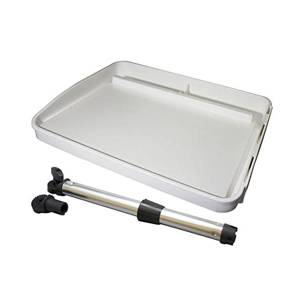 「商品情報」艇に予め用意されている埋込ロッドホルダーにな差し込んで使用する、マルチ作業テーブルです。　紫外線劣化に非常に強く、釣った魚を捌くのにも安心の耐久性です。　ボードの裏側は補強リブ加工を施し、ボード上の安定性と剛性を向上しています。...