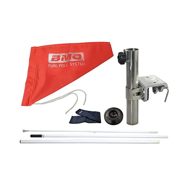 「商品情報」コンパクト万力が付属したフラッグポールシステムです。旗を立てることで、海上で他船からの視認性を上げることが出来ます。つまり大型船から自船が視認されやすくなるので、安全性がUPします。付属のコンパクト万力は従来の万力に比べてコンパ...