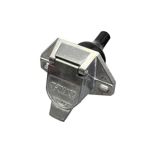 「商品情報」7ピンタイプの配線ソケットです。本体裏にはゴム製の配線カバーブーツが付属しています。「主な仕様」7ピンタイプの配線ソケットゴム製のカバーブーツが付属