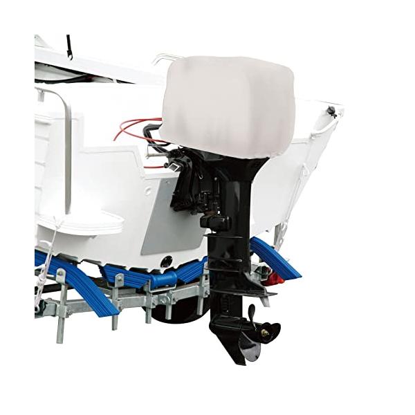 「商品情報」エンジンの耐久性に影響を及ぼす風雨、スプレー、雪害、ホコリなどからエンジンを守ります。裏地が柔らかいモケット生地なので、エンジンヘッドを優しく守ります。UV加工、高撥水加工を施したマリン専用の丈夫なシートを採用しているので、長期...