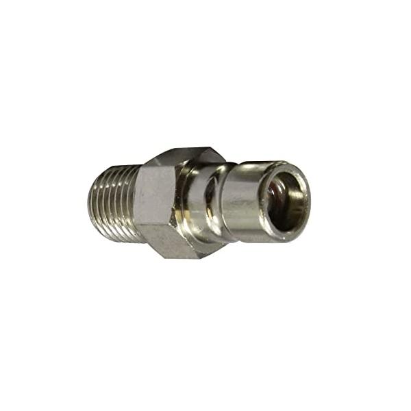 「商品情報」ホンダ、ニッサンの船外機に対応したタンク側のアタッチメントです。※フィッティング取付部には必ず耐油性のシールテープをご利用ください。「主な仕様」適合船外機：HONDA・NISSANネジ規格：1/4"NPT