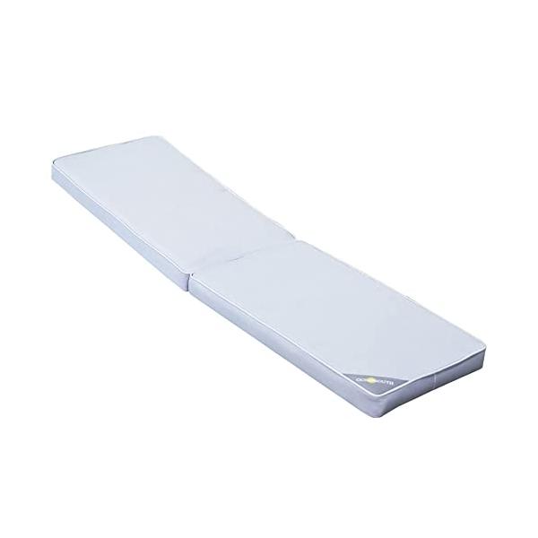 「商品情報」説明ヒンジ式で折りたたみ可能なダブルサイズのワイド版ボートクッション。厚さ65mmの高密度フォームが採用されているため、クッション性が高く、快適な座り心地を実現したボート用のベンチクッションです。370mmx1200mmサイズの...