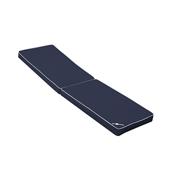 「商品情報」ヒンジ式で折りたたみ可能なダブルサイズのワイド版ボートクッション。厚さ65mmの高密度フォームが採用されているため、クッション性が高く、快適な座り心地を実現したボート用のベンチクッションです。370mmx1200mmサイズの幅広...