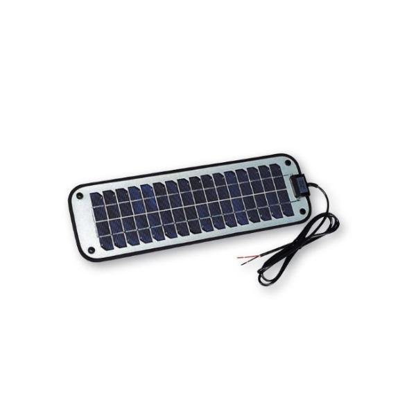 マリン専用薄型軽量で防水を考慮した設計。    説明・バッテリー補充電用として新開発・ボート、ヨットのバッテリー放電防止用に最適です。・逆流防止および過充電防止のため、充電コントローラーが別途必要となります。・各コーナーにボルト穴を配置する...