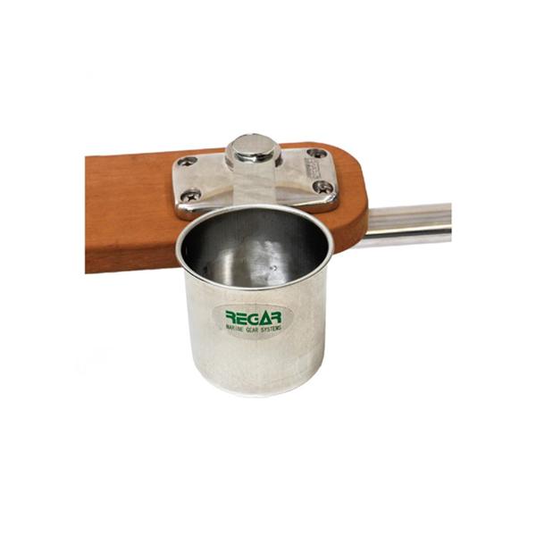 ボートベースがあれば簡単に脱着ができます。おもり入れに、ドリンクホルダーに、小物入れに。ちょっとした物置きにご活用ください。仕様アーム長90mm内径70mmステンレス製※No.185 ボートベースは付属しません。ベースセットををご希望の場合...