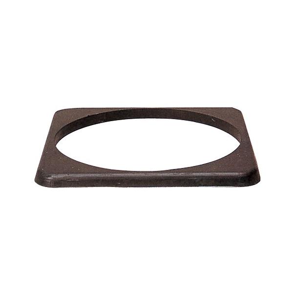 1300コーン転倒防止用。カラーブラック素材・仕様ゴム寸法・重量36×36×2.5cm、2.0kg