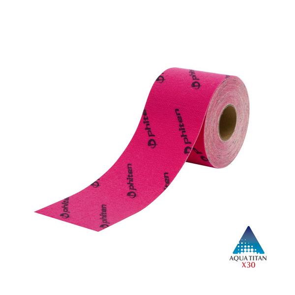 □サイズ・5.0cm幅×4.5m□カラー・ピンク・イエロー・ターコイズ・ベージュ□素材・生地:ポリエステル97％、ポリウレタン3％・粘着剤:アクリル系粘着剤□技術・アクアチタンX30