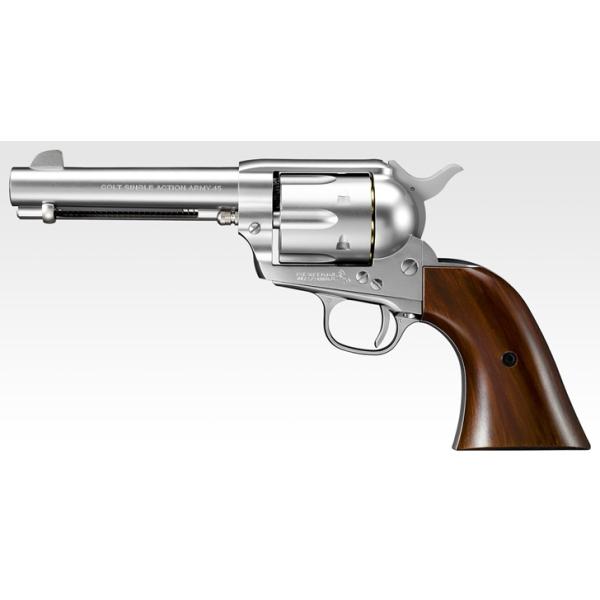基本情報・可変ホップアップシステム 搭載・シングルアクション発射（単発）のみ全長 266 mm銃身長　70 mm重量 434 g（空のカートリッジをセットした場合）弾丸 6mm BB（0.12〜0.2g）動力源　無し（手動）装弾数　6 発型...
