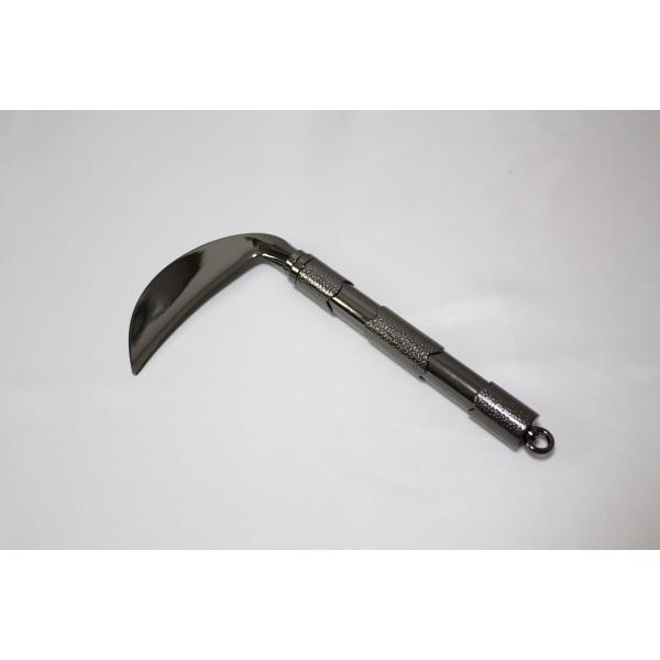 商品名　陣鎌　WY-64（TKN-302J)サイズ鎌全長　約２９ｃｍグリップ　約１８ｃｍ刃渡り　約１２ｃｍ重量　約５６０g材質　亜鉛合金