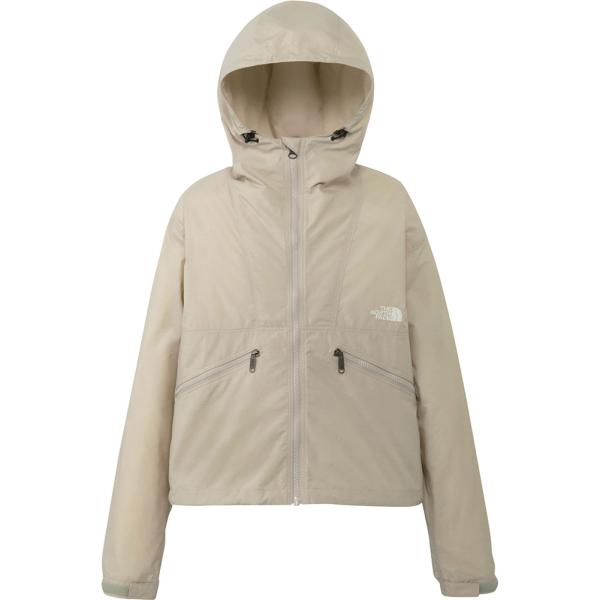 外出先での悪天候に対応できる、はっ水加工を施したショート丈の軽量シェルジャケット【カラー】FI(フォッシルアイボリー)、K(ブラック)【サイズ】S、M、L、XL(JPNウィメンズサイズ)＜Ｓ＞身長：150〜160cm、バスト：76〜84cm...