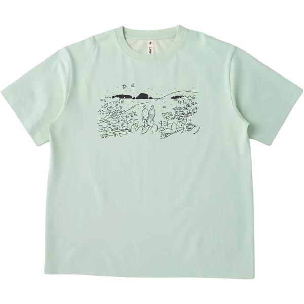 オーガニックコットンとリサイクルポリエステルを使?した、着?地のよいサスティナブル素材Tシャツ。売り上げの?部が寄付されるチャリティモデル。【カラー】1032485(White)、1032486(Lichen)【サイズ】M、L、XL(ユニセ...
